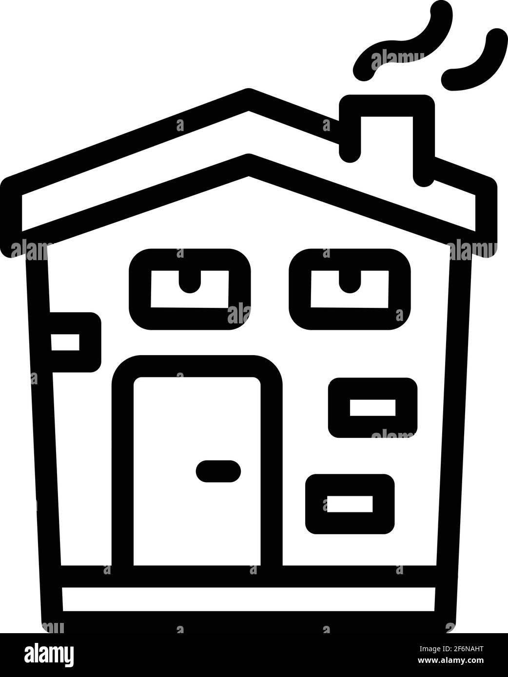 Building chimney icon. Outline Building chimney vector icon for web ...