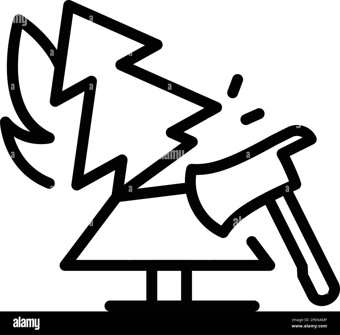 Deforestation Clipart Black And White