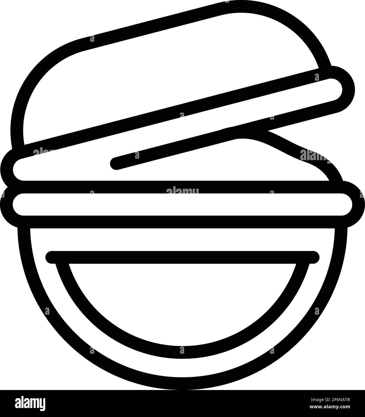 School meal icon. Outline school meal vector icon for web design ...