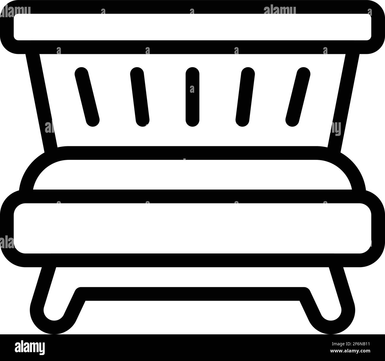 Lounge room icon. Outline lounge room vector icon for web design ...