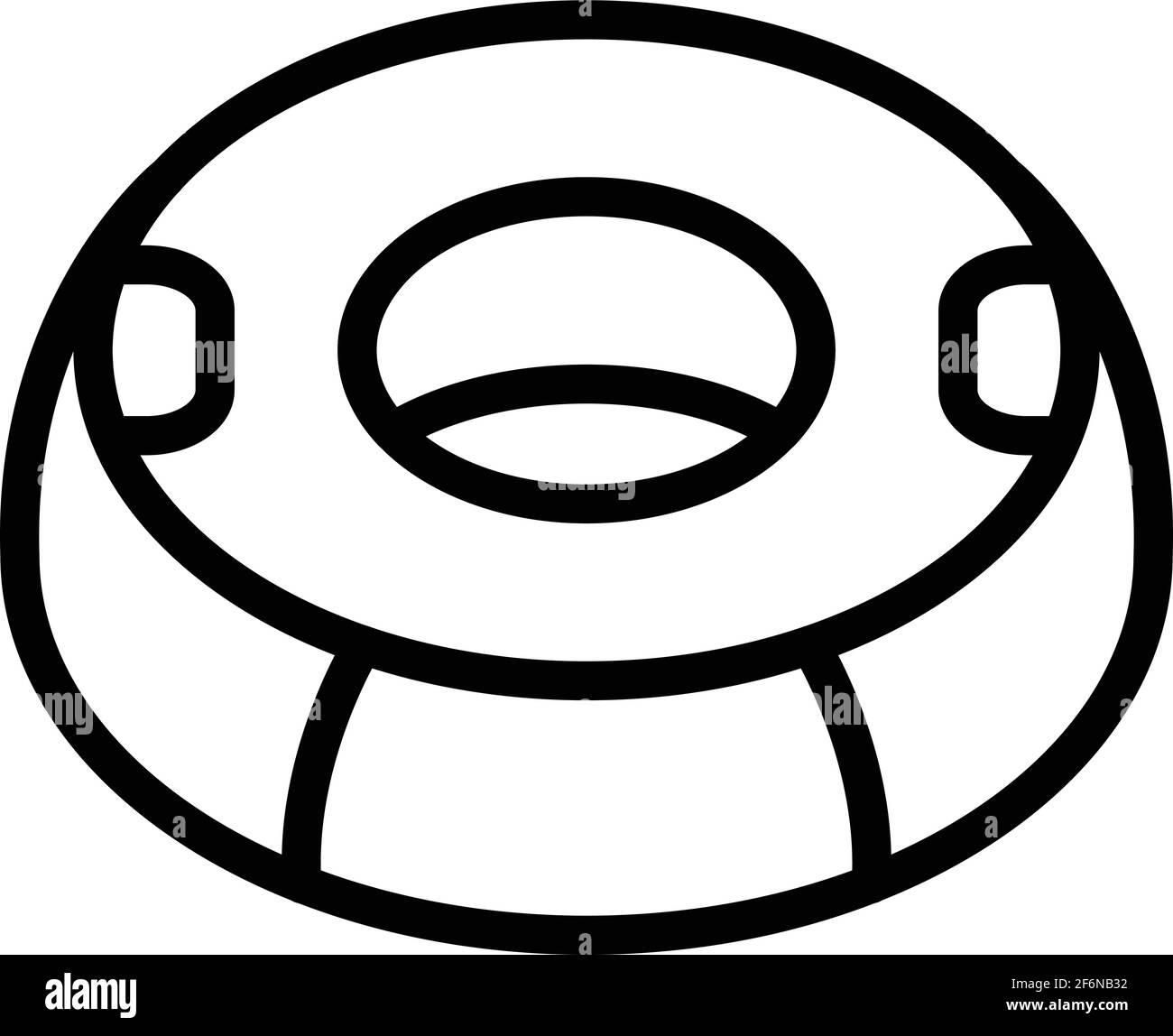 Water ring icon. Outline Water ring vector icon for web design isolated ...