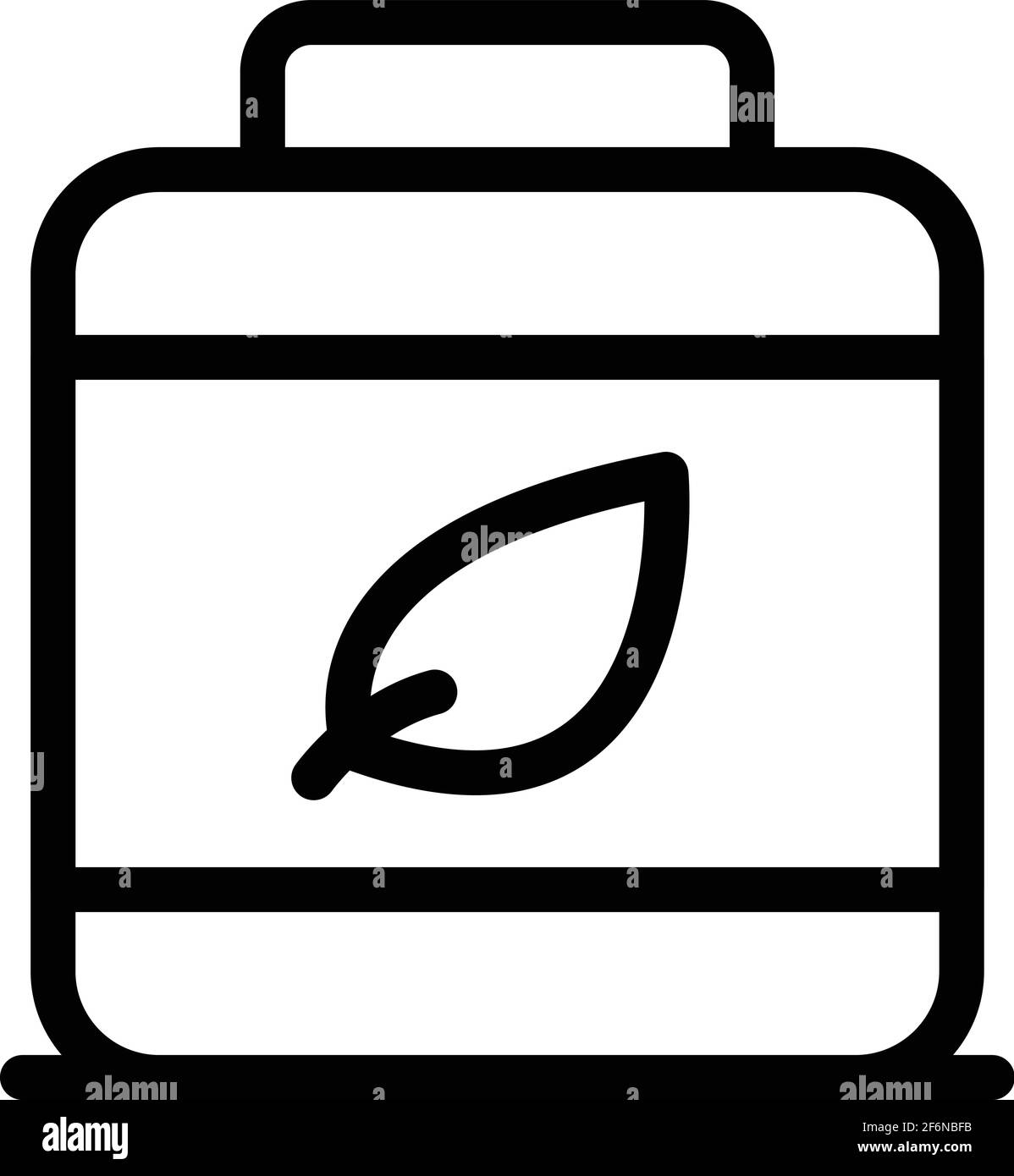 Herbal nutrient icon. Outline herbal nutrient vector icon for web ...