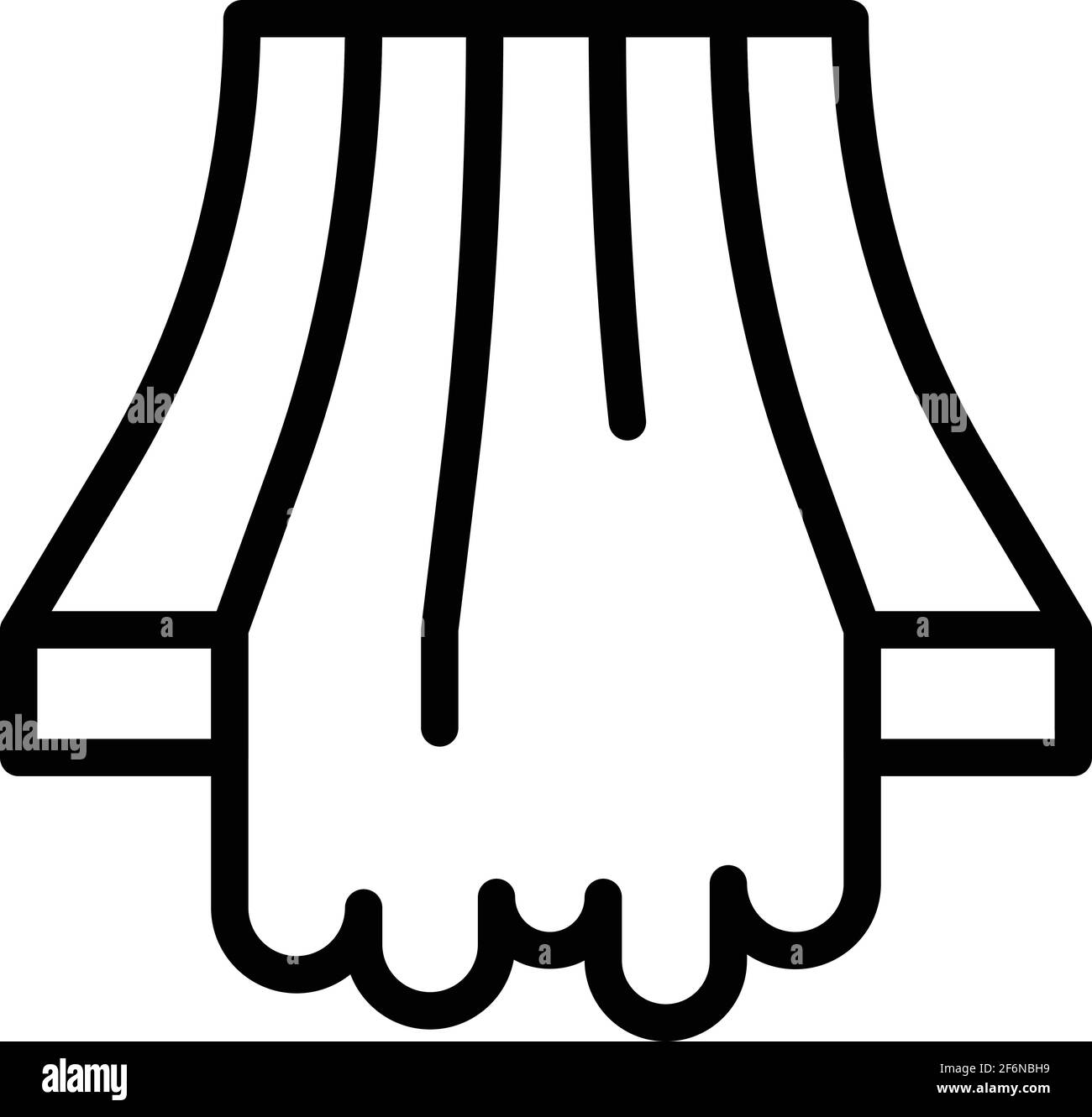 Water park ride icon. Outline Water park ride vector icon for web ...