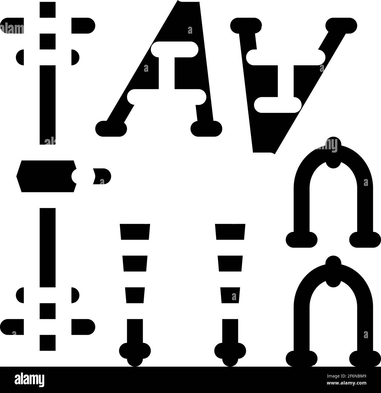 equipment karting track icon vector glyph illustration Stock Vector ...