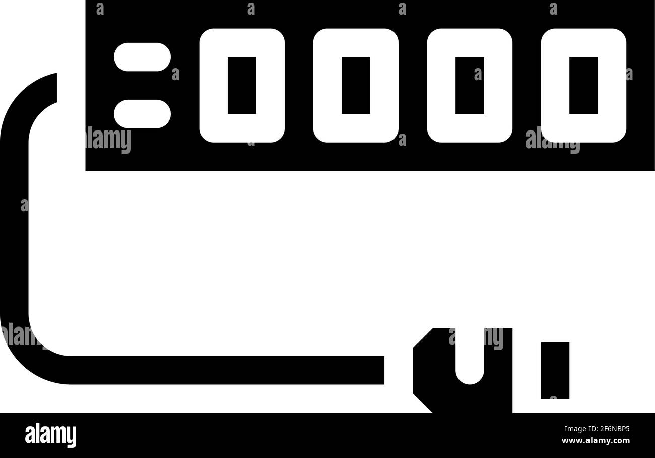 modem internet device icon vector glyph illustration Stock Vector Image ...