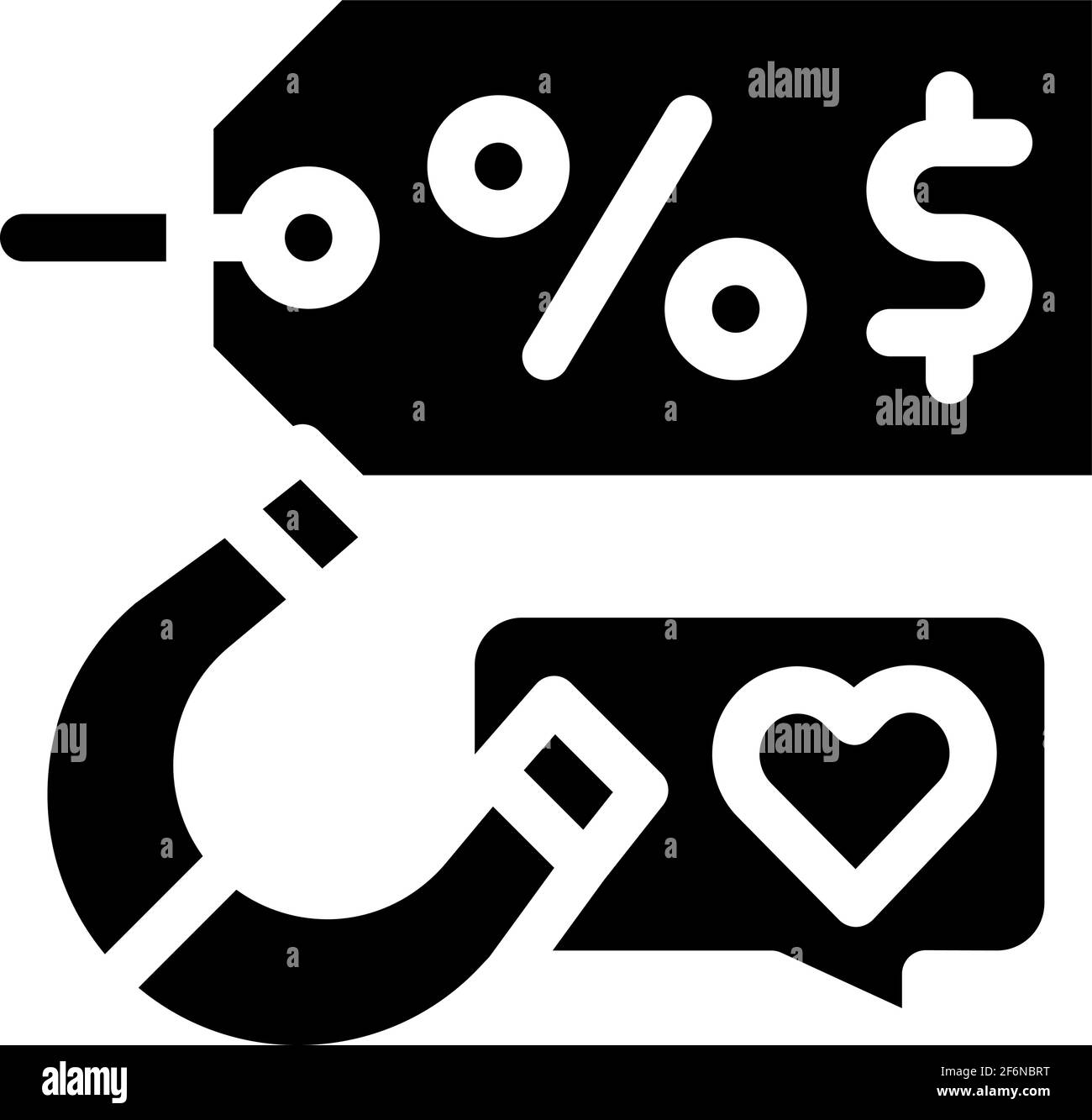 product price discount icon vector glyph illustration Stock Vector ...