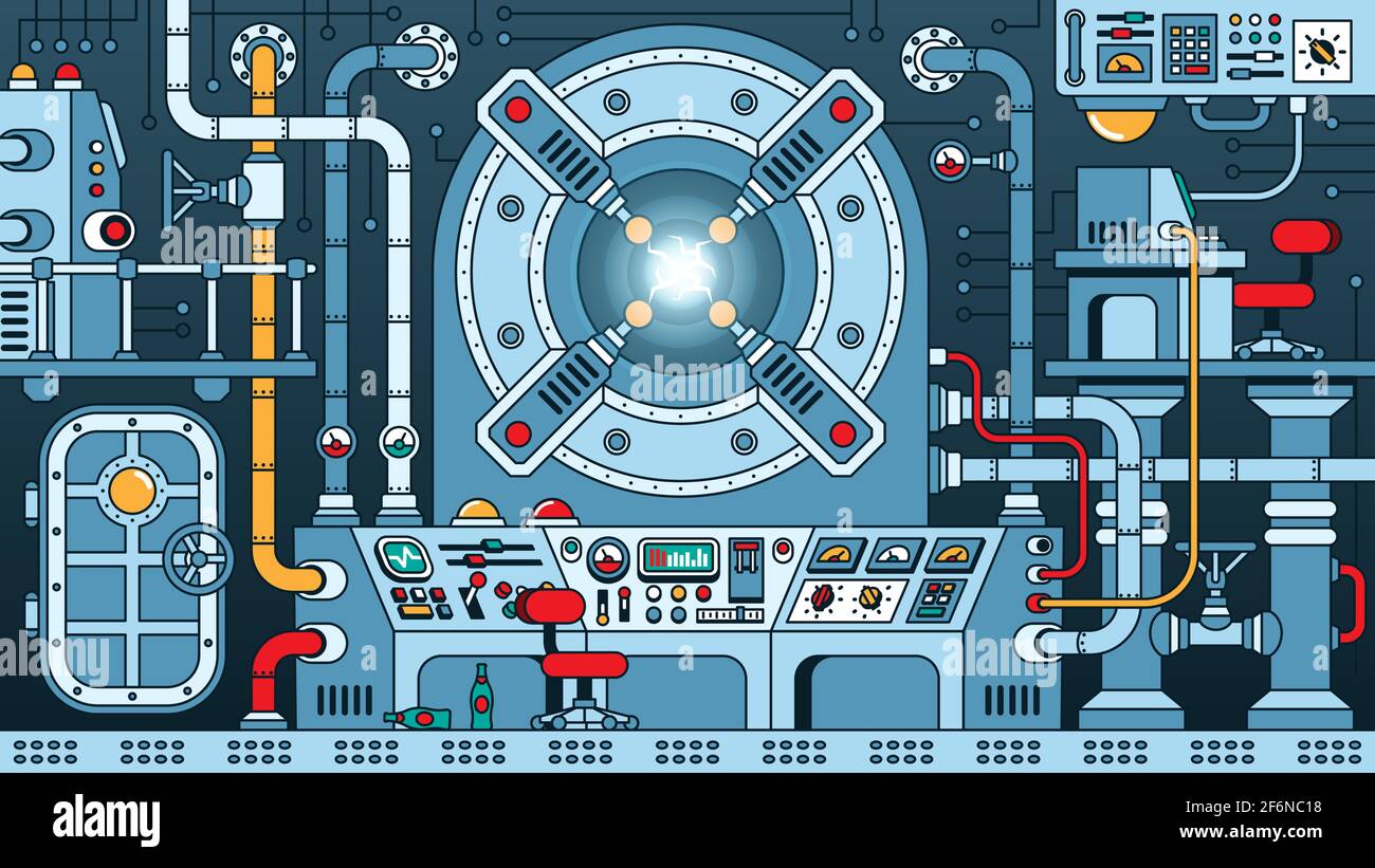 Nuclear reactor control room hi-res stock photography and images - Alamy