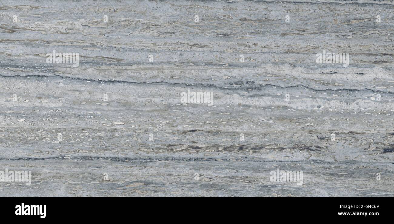 grey color travertine marble design with natural veins use for wall and ...