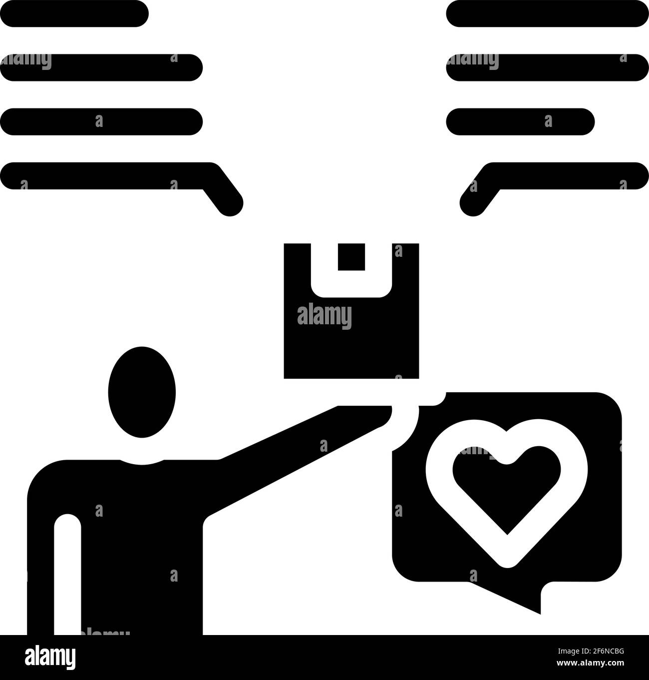 overview bought product icon vector glyph illustration Stock Vector ...