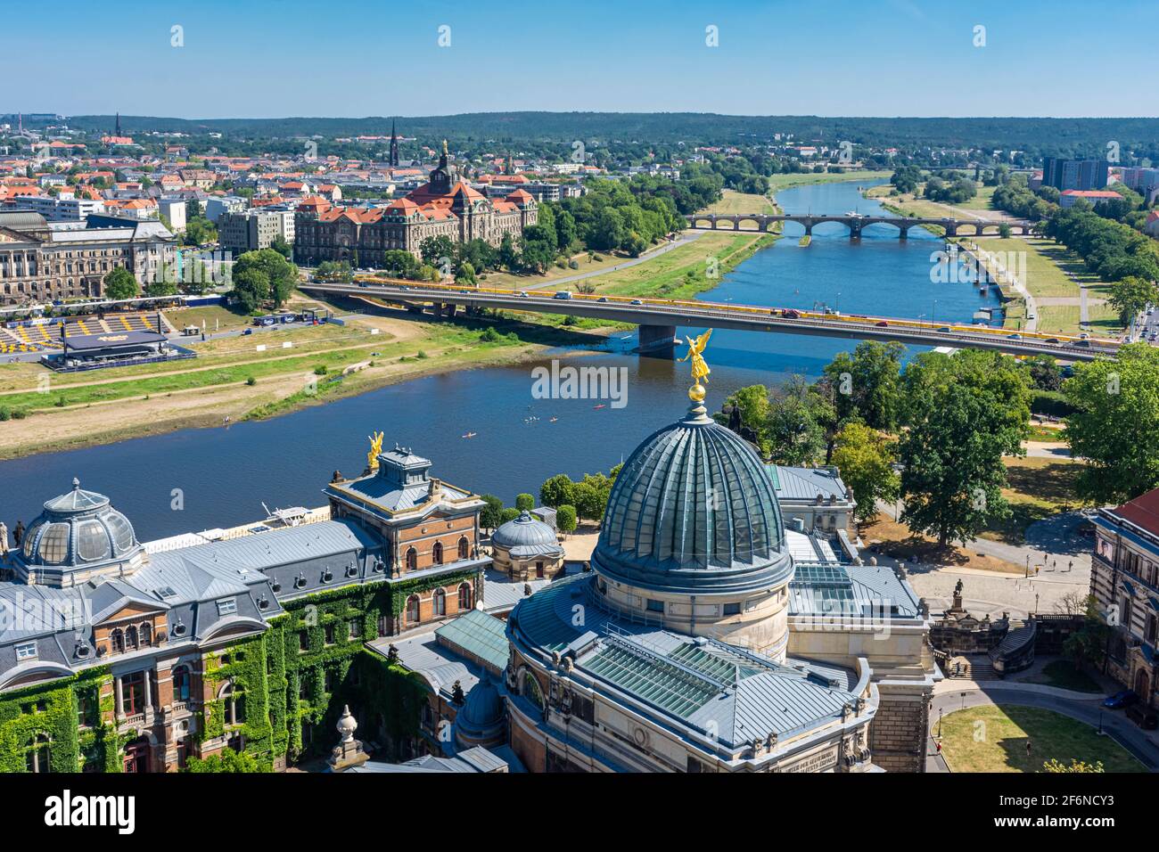 Aerial view over center square hi-res stock photography and images - Alamy