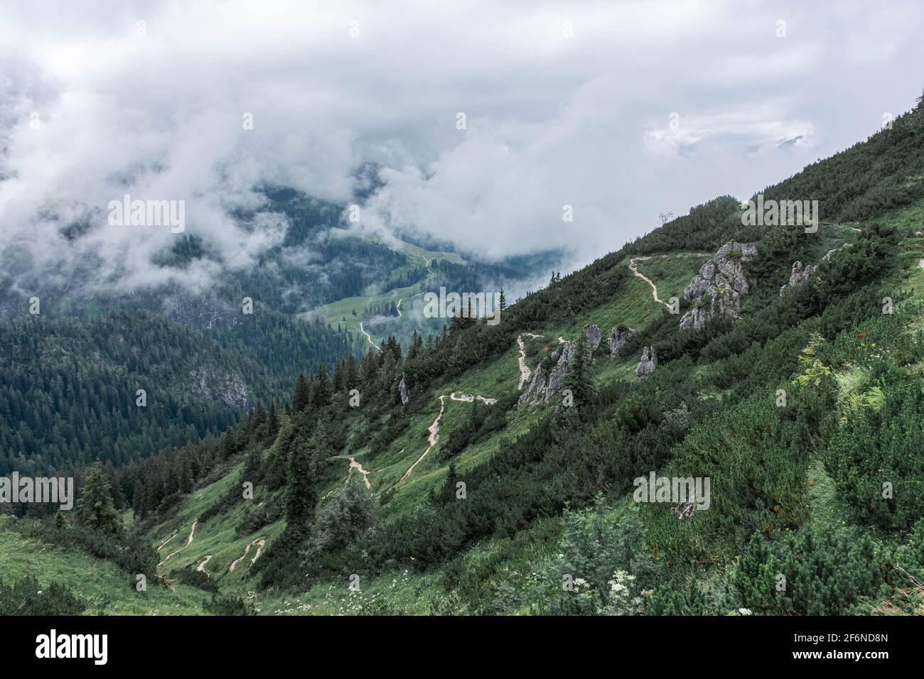 Mountain path through Mount Jenner, Germany Stock Photo - Alamy