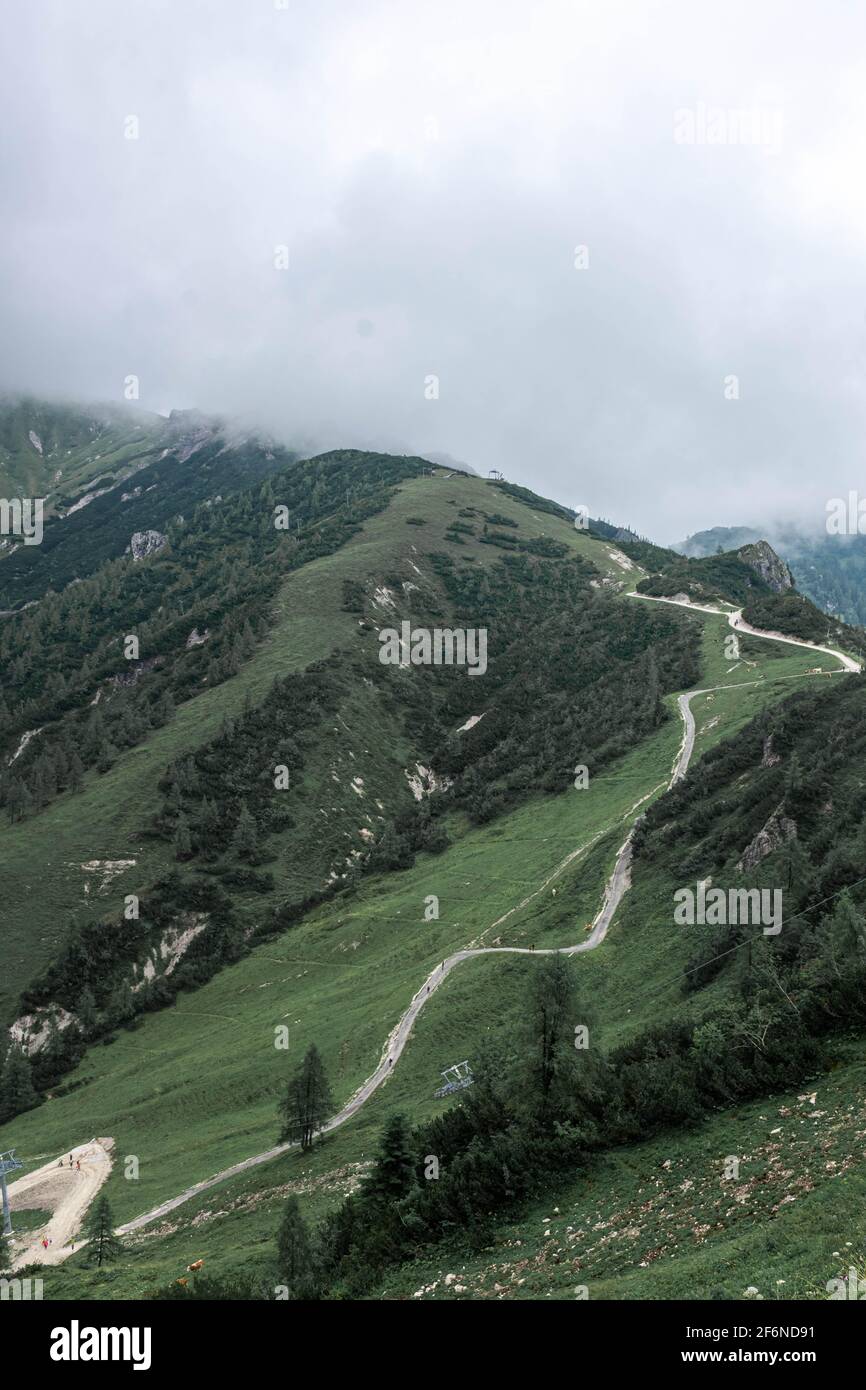 Mountain path through Mount Jenner, Germany Stock Photo - Alamy