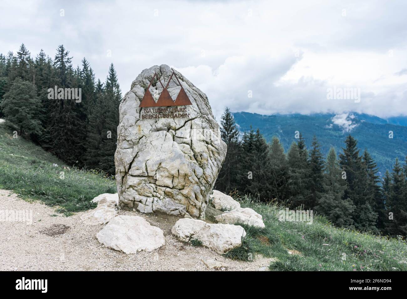 BERCHTESGADEN, GERMANY, 5 AUGUST 2020: Entrance of the Berchtesgaden ...