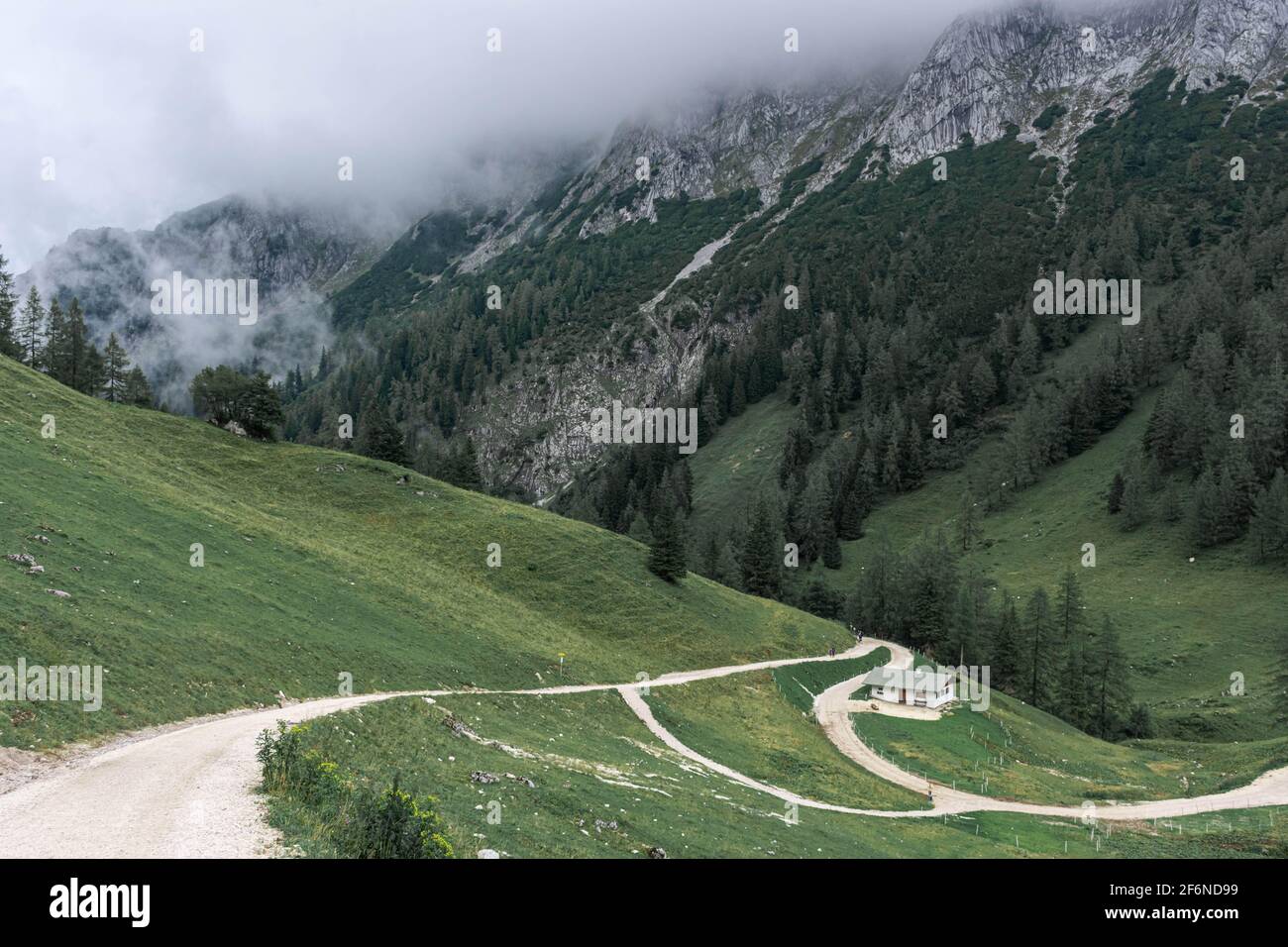 Mountain path through Mount Jenner, Germany Stock Photo - Alamy