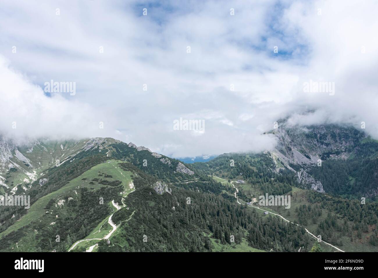 Mountain path through Mount Jenner, Germany Stock Photo - Alamy