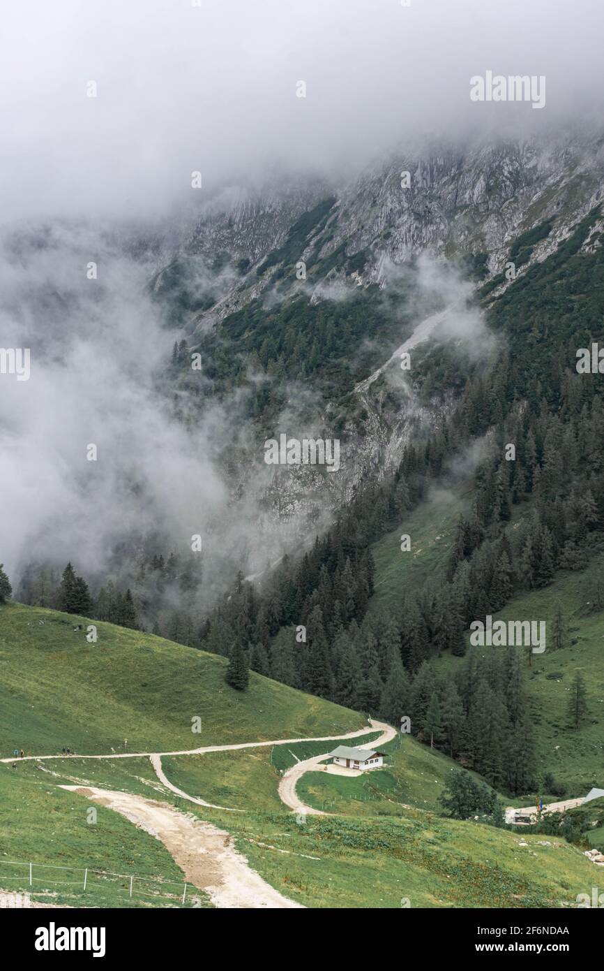 Mountain path through Mount Jenner, Germany Stock Photo - Alamy