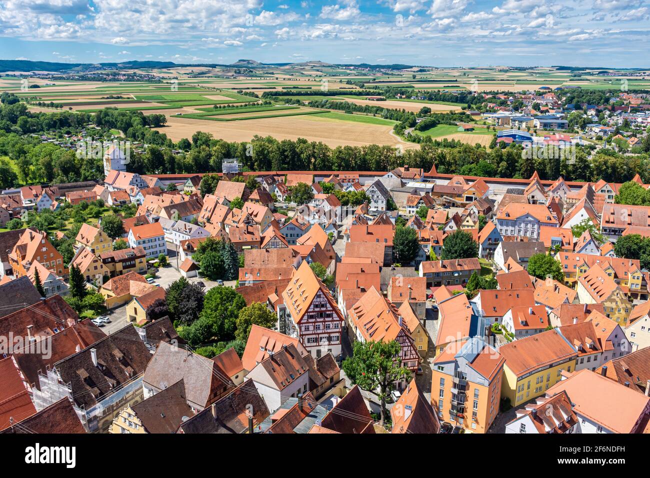 Nördlingen aerial hi-res stock photography and images - Alamy