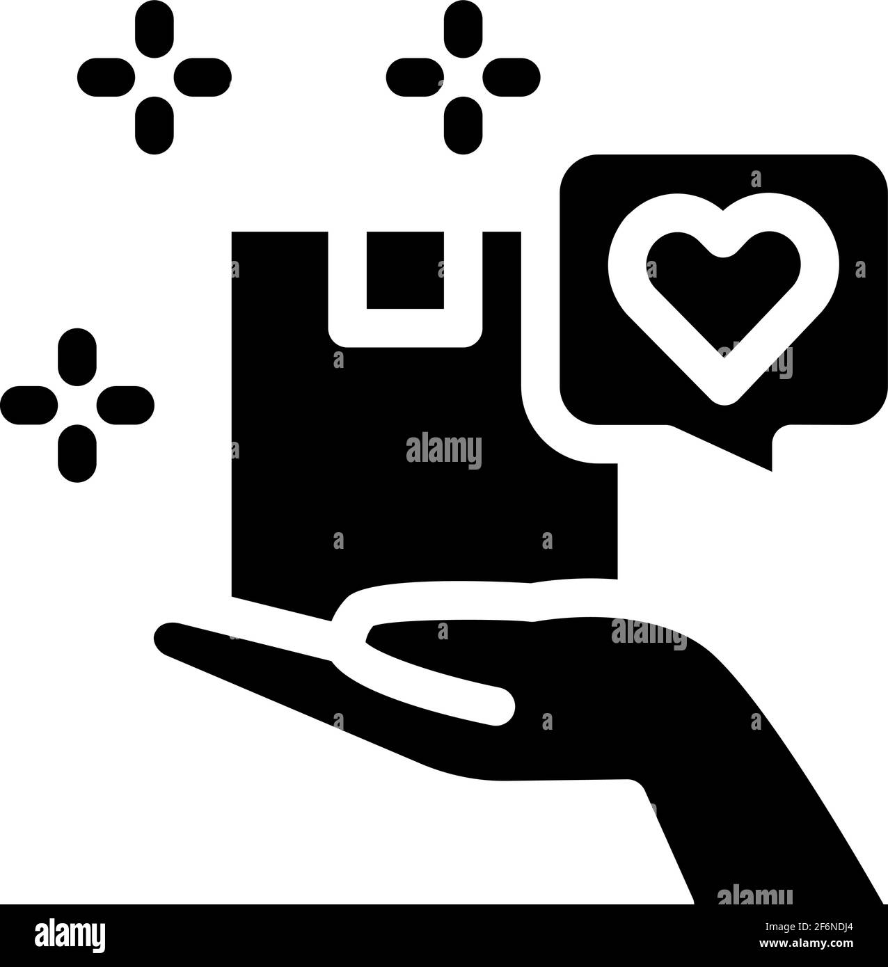 client good deal icon vector glyph illustration Stock Vector Image ...