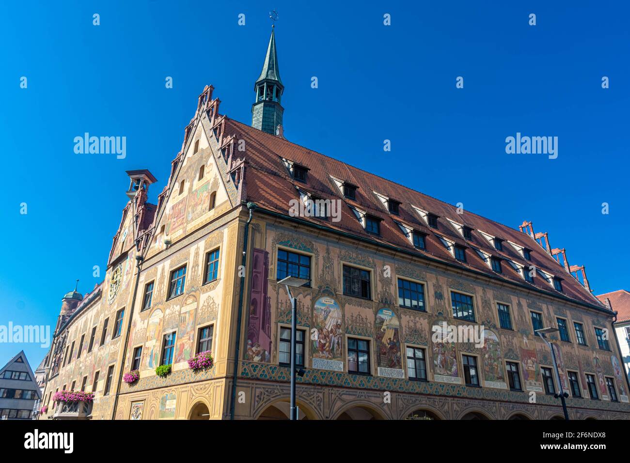 The beautiful town hall of Ulm, Germany Stock Photo - Alamy