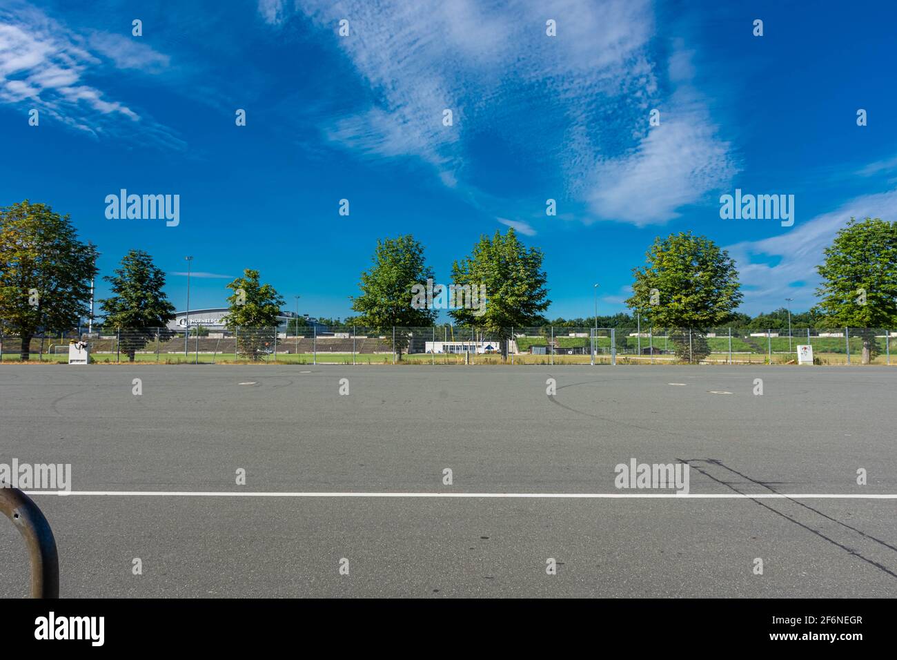 NUREMBERG, GERMANY, 28 JULY 2020: Remains of the Zeppelinfeld ...