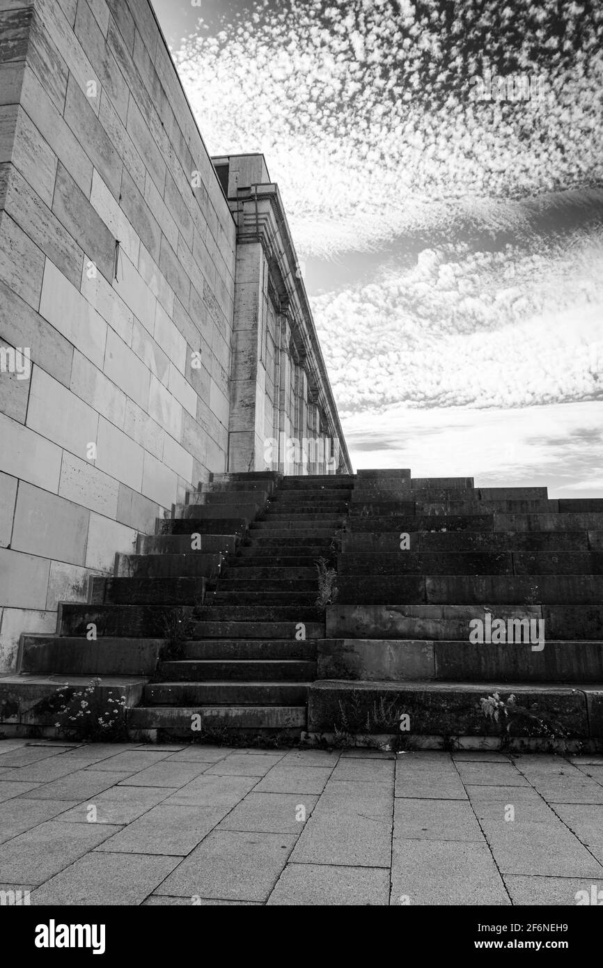 NUREMBERG, GERMANY, 28 JULY 2020: Remains of the Zeppelinfeld ...