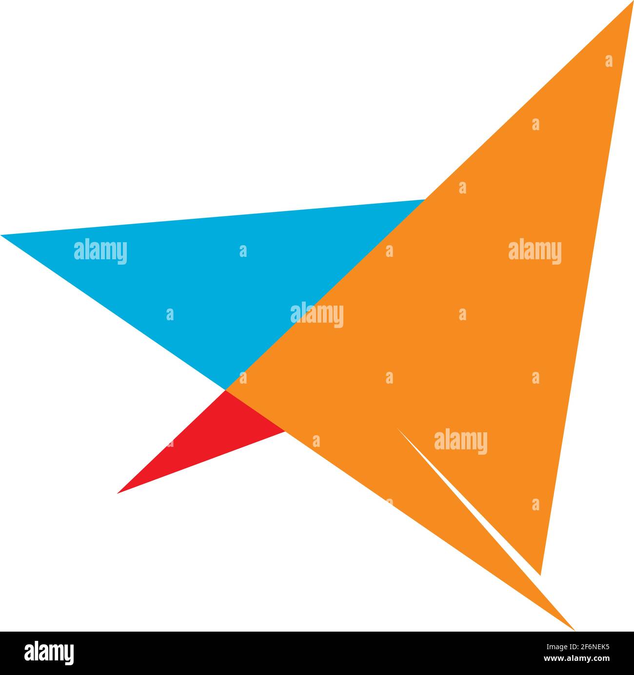 Vivid, vibrant abstract geometric, angular, edgy art. Random Picasso ...