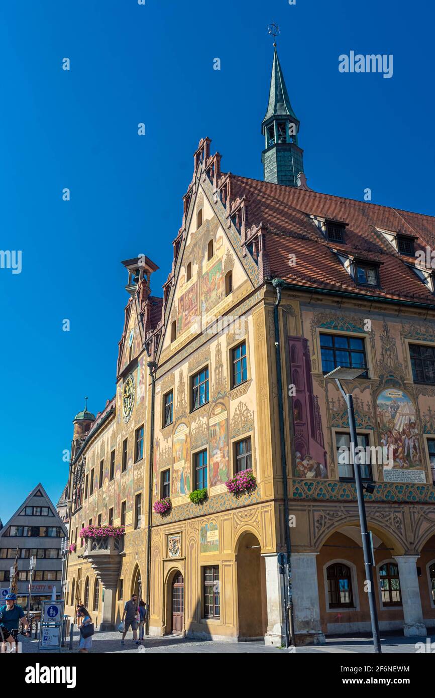 Town hall and ulm cathedral hi-res stock photography and images - Alamy