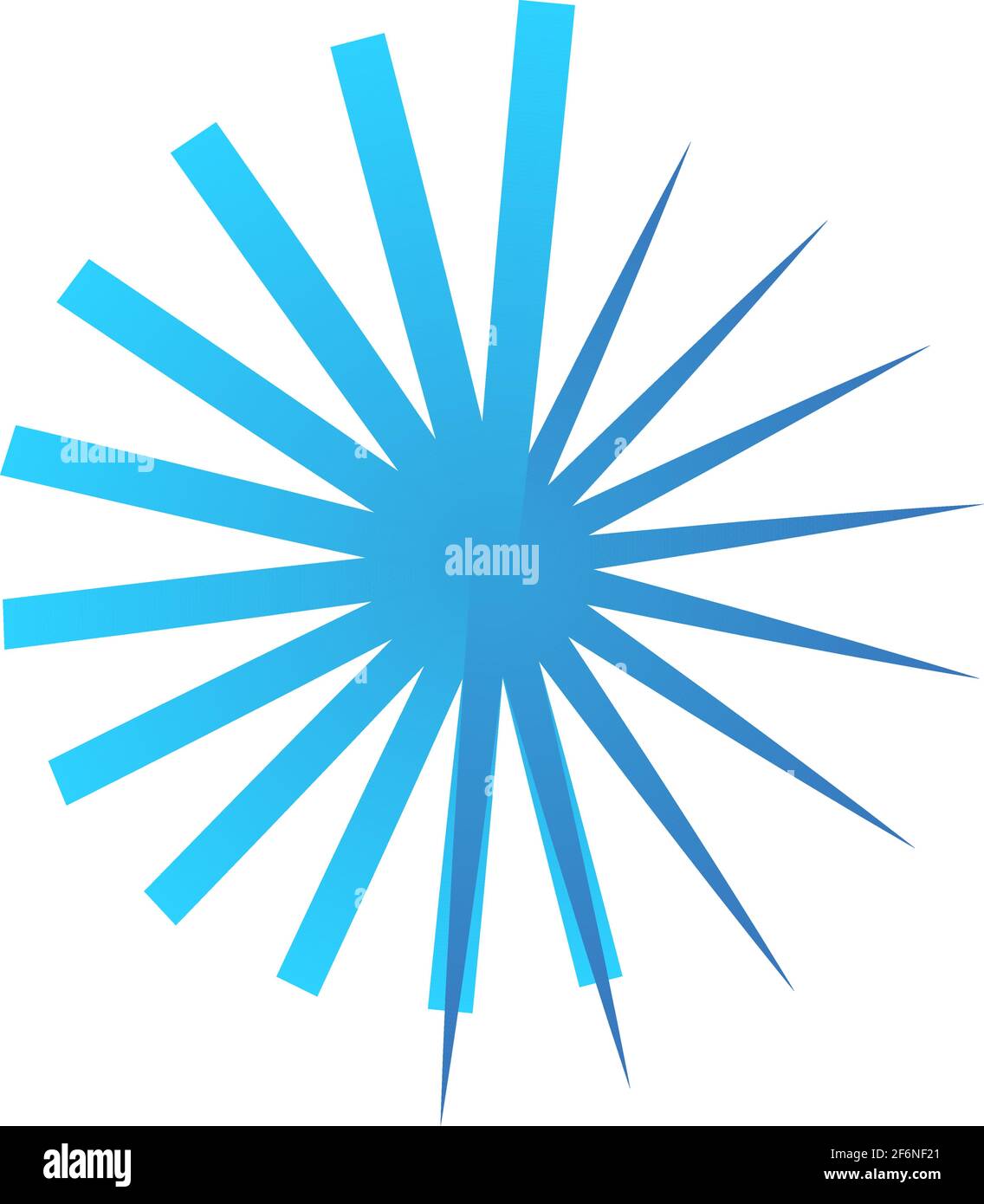 Random radial, radiating circular lines burst effect. Abstract ...