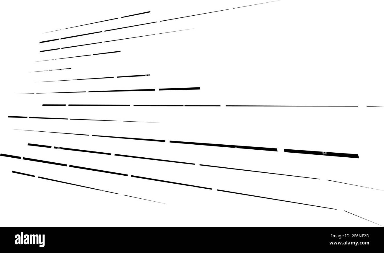 Dynamic dashed lines, stripes. 3D Lines in perspective with gaps ...