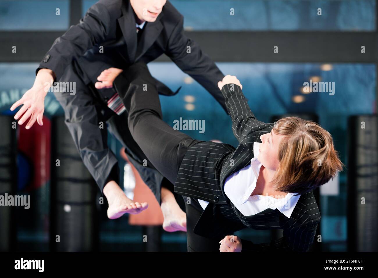 People fighting in business suits hi-res stock photography and images ...