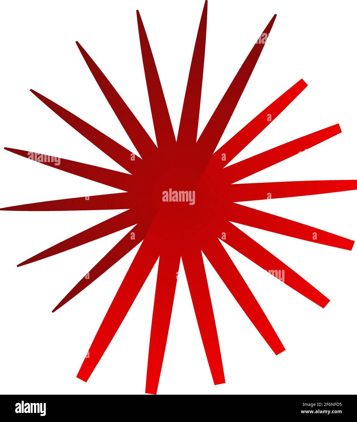Random radial, radiating circular lines burst effect. Abstract ...