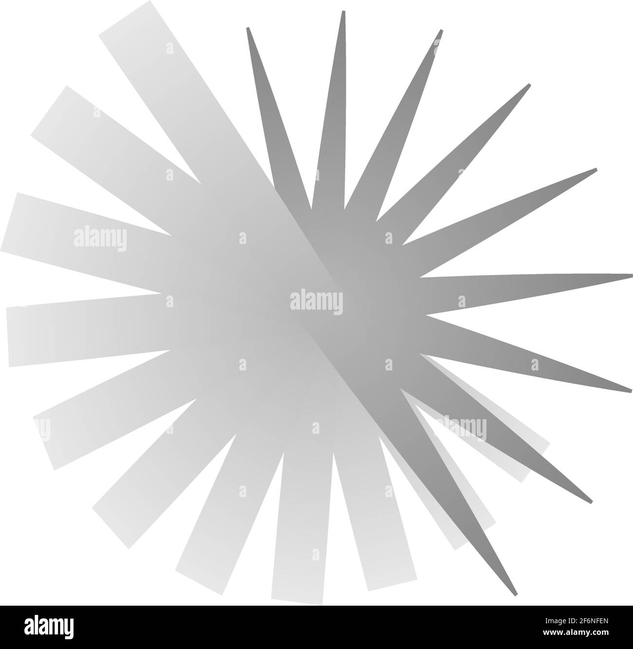 Random radial, radiating circular lines burst effect. Abstract ...