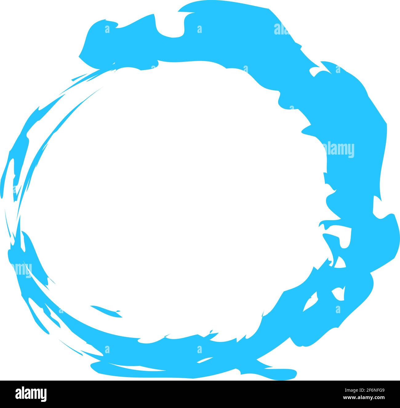 Colorful grungy, grunge circle contour. Abstract textured oval, ellipse ...