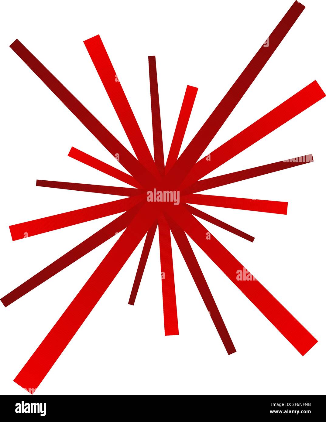 Random radial, radiating circular lines burst effect. Abstract ...