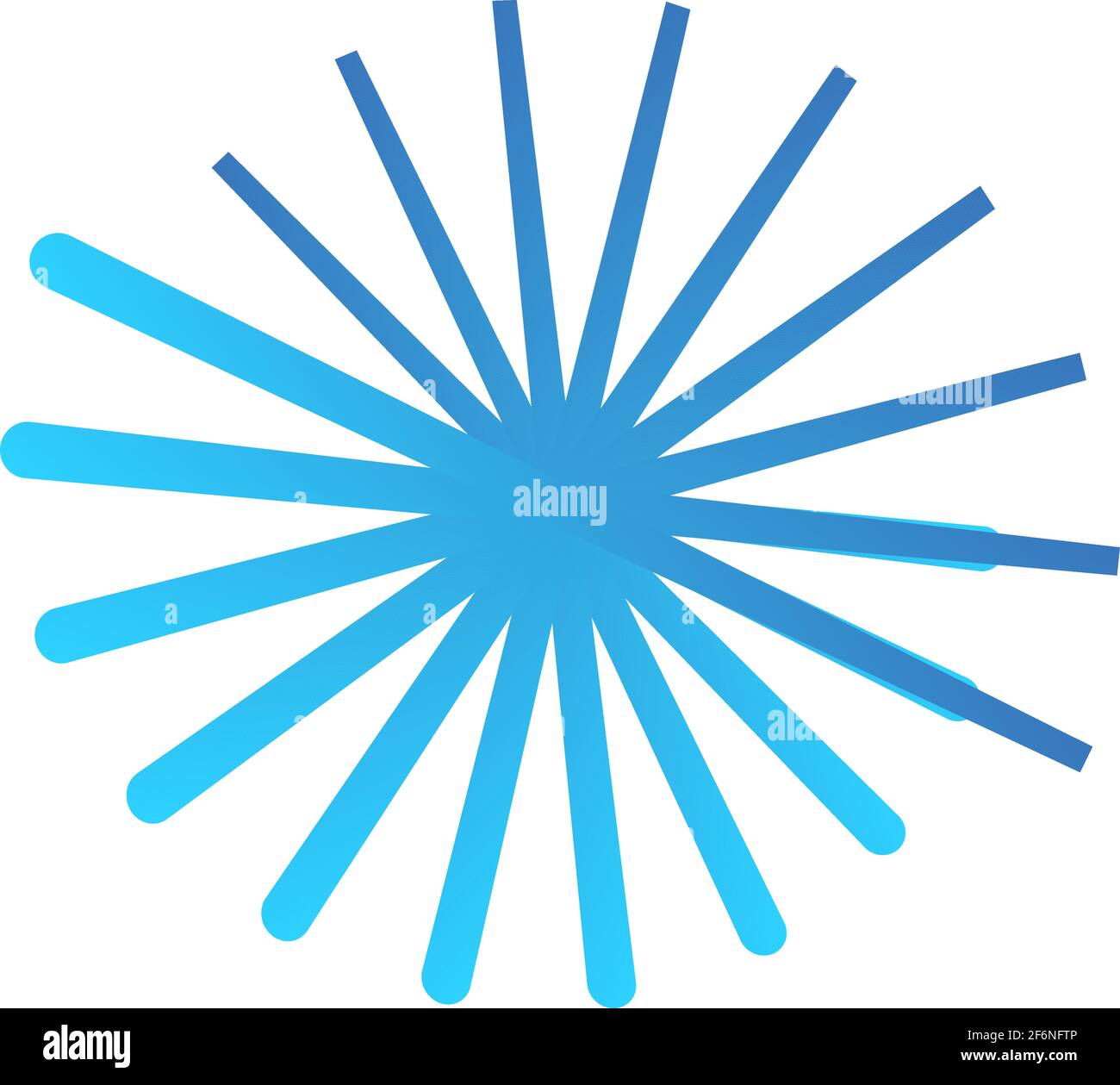 Random radial, radiating circular lines burst effect. Abstract ...