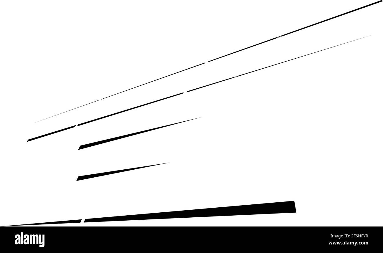 Dynamic dashed lines, stripes. 3D Lines in perspective with gaps ...