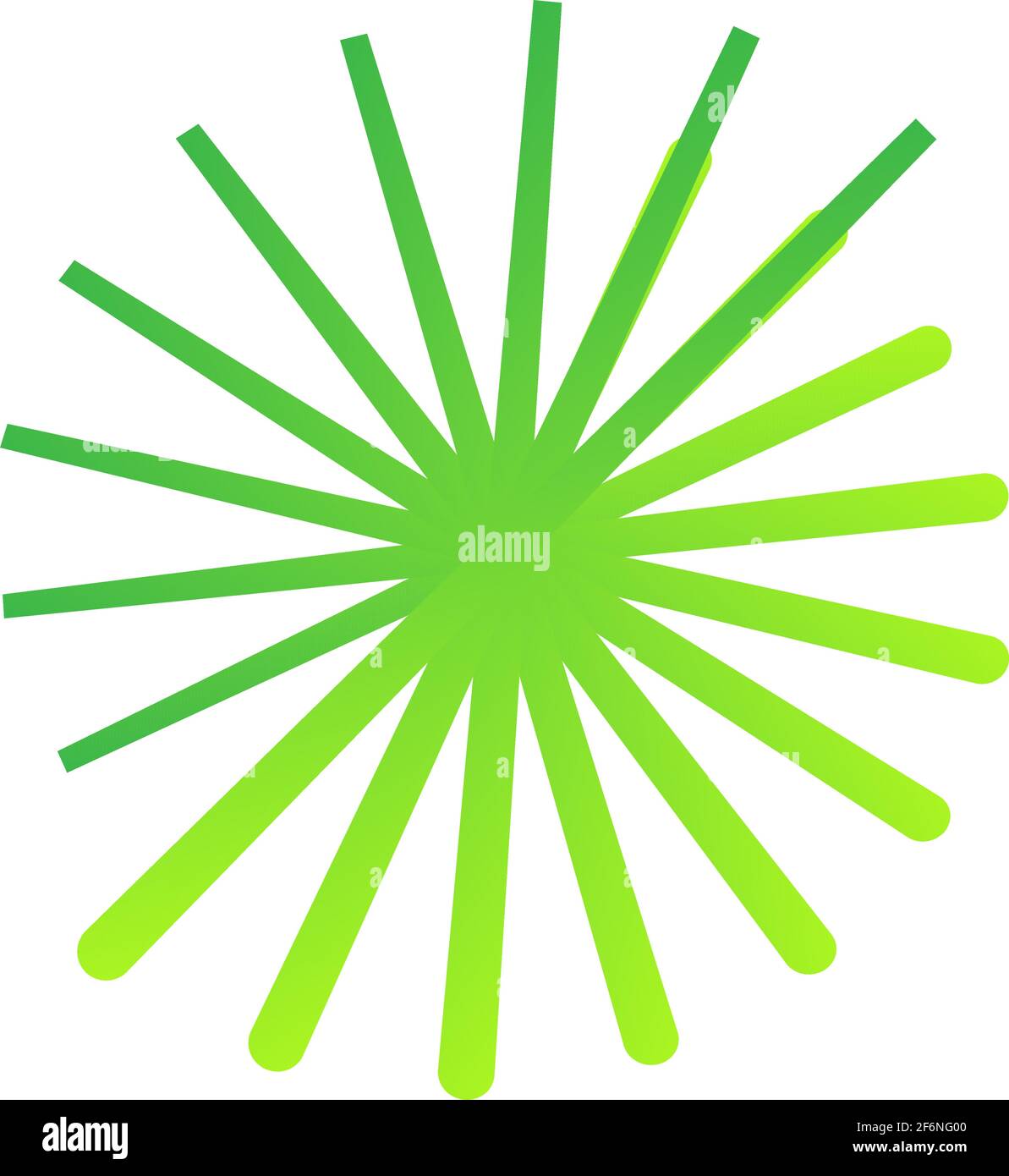 Random radial, radiating circular lines burst effect. Abstract ...