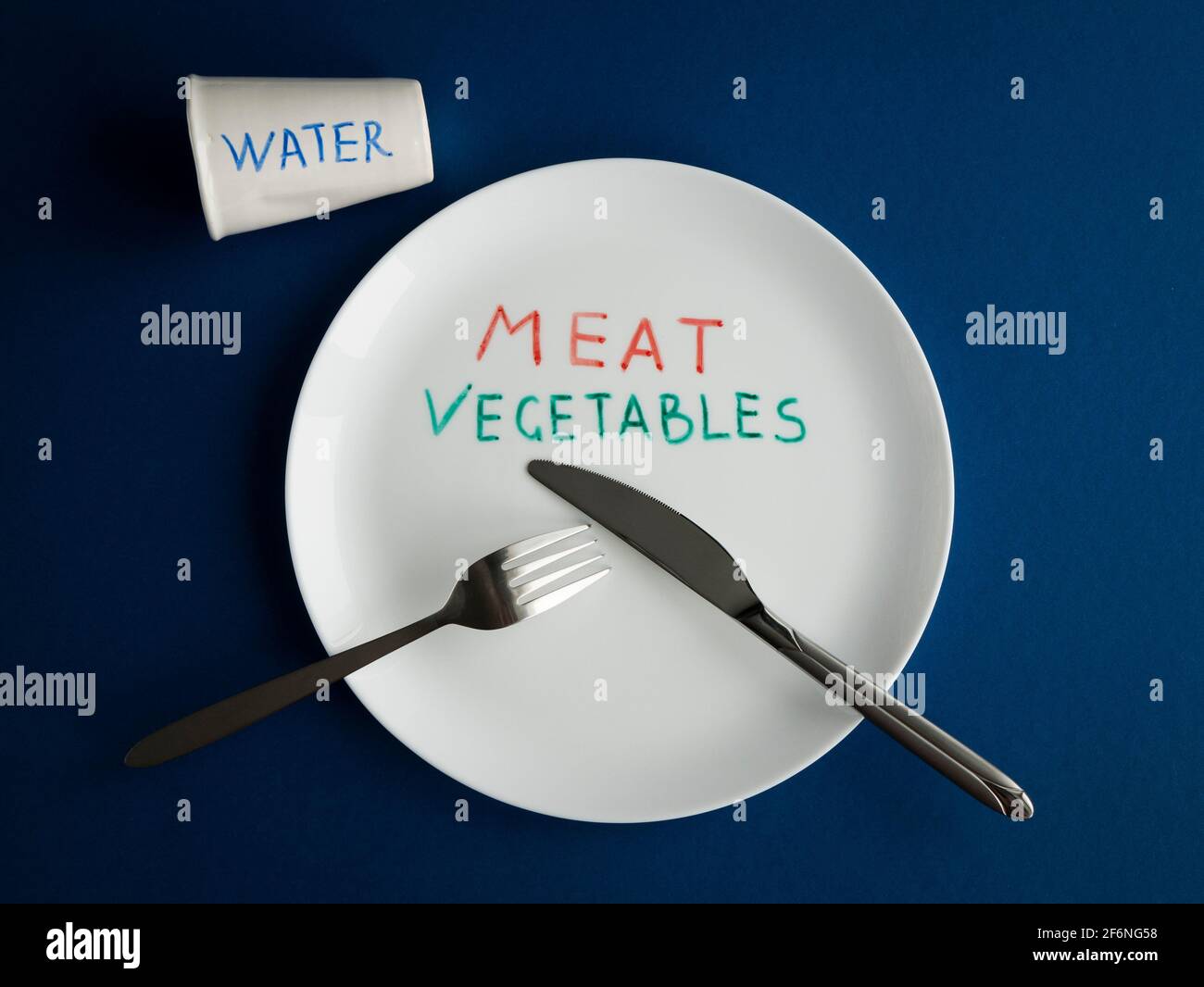 Empty plate hunger hi-res stock photography and images - Alamy