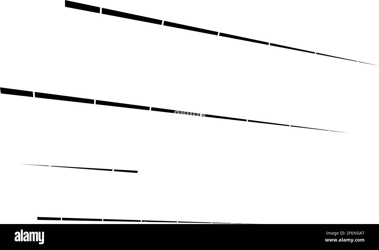 Dynamic dashed lines, stripes. 3D Lines in perspective with gaps ...