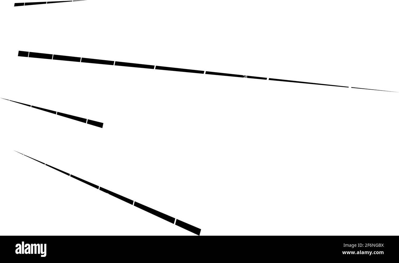 Dynamic dashed lines, stripes. 3D Lines in perspective with gaps ...