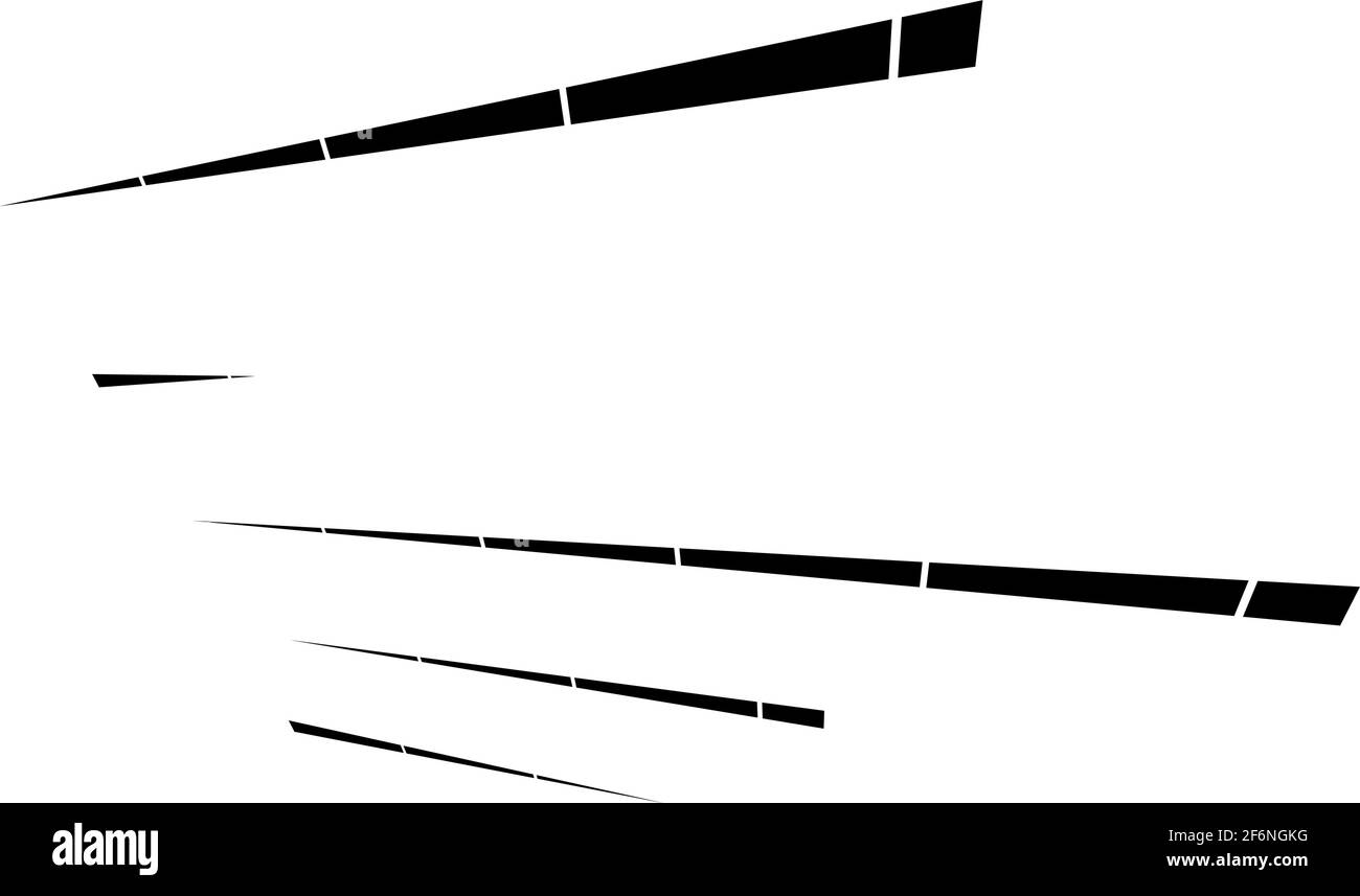 Dynamic dashed lines, stripes. 3D Lines in perspective with gaps ...