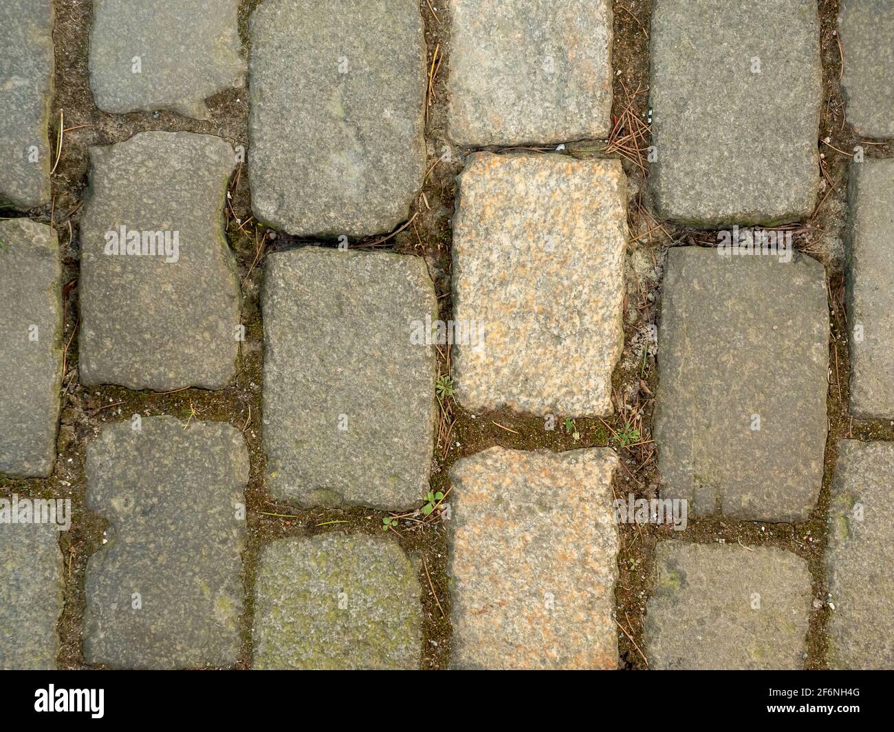 cobble path topdown backround texture Stock Photo - Alamy