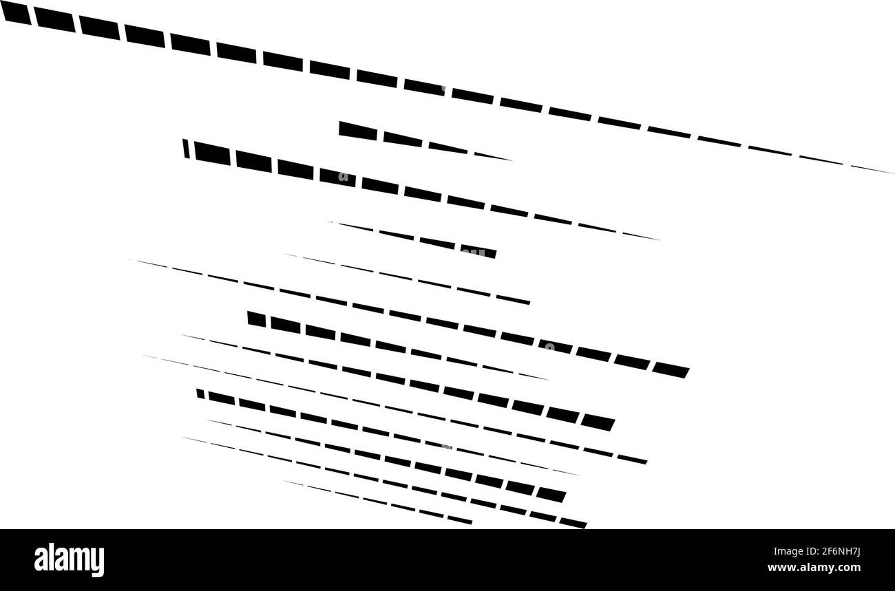 Dynamic dashed lines, stripes. 3D Lines in perspective with gaps ...