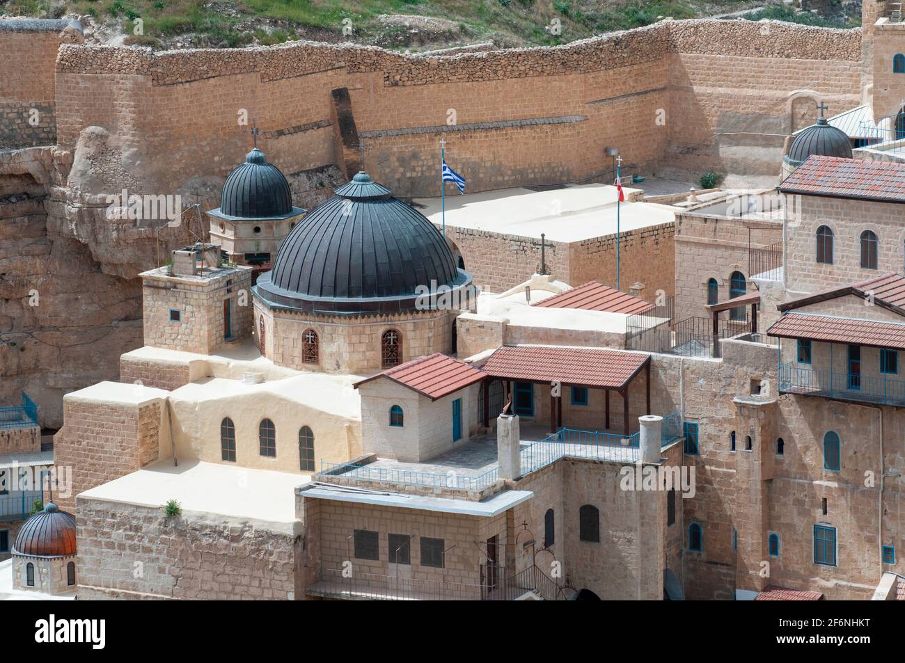 The Holy Lavra of Saint Sabbas, known in Syriac as Mar Saba [Marsaba ...