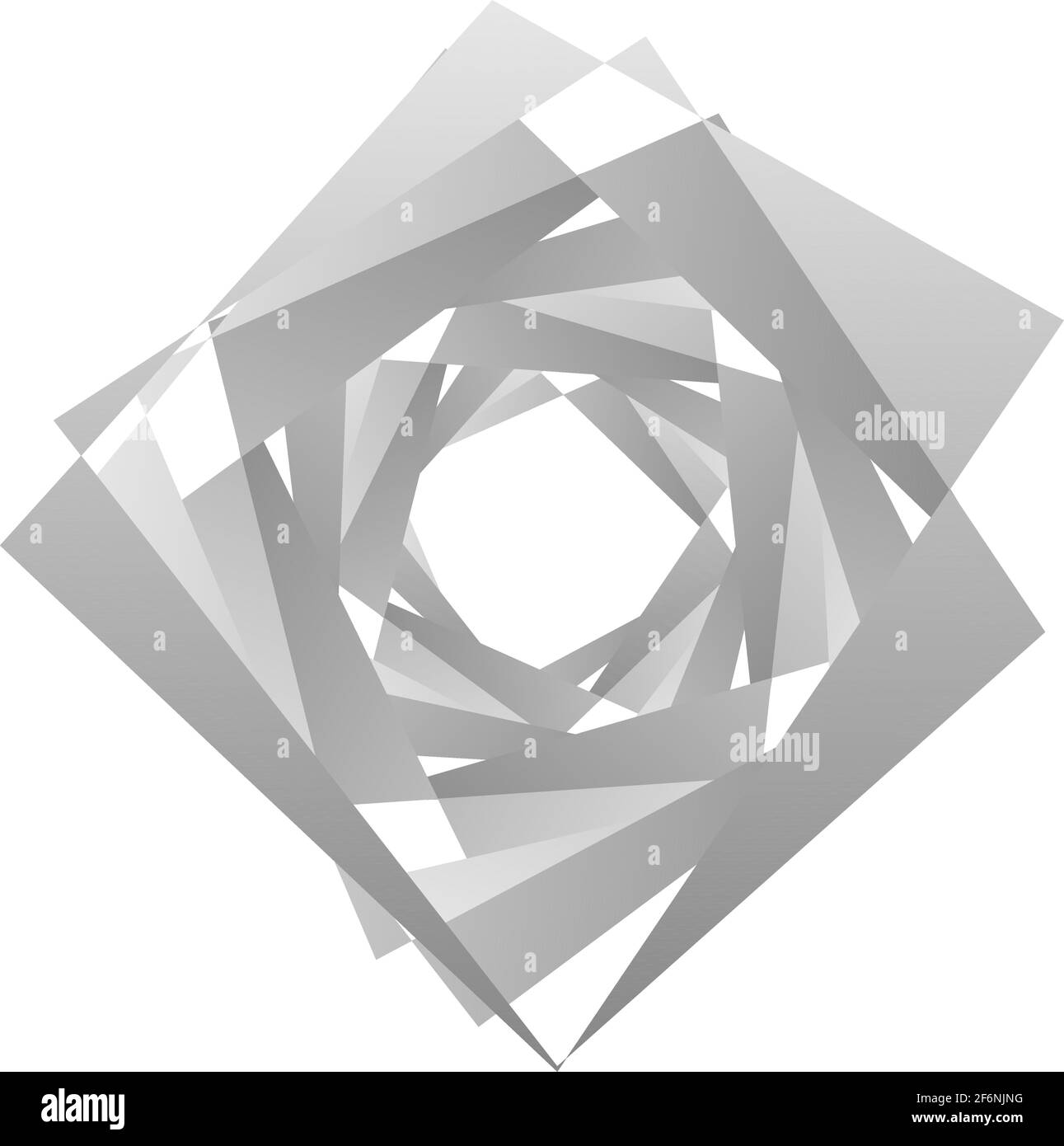 Abstract edgy, shattered design element. Angular, geometric abstract ...