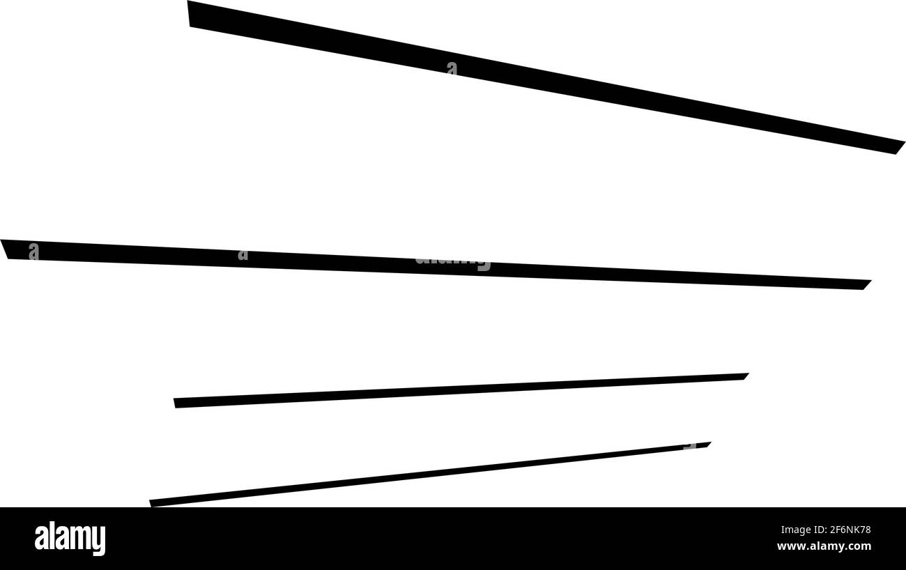 Dynamic 3D lines in perspective. Vanishing, diminishing lines, stripes ...