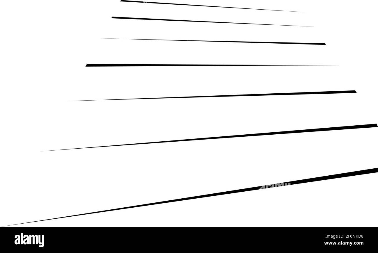 Dynamic 3D lines in perspective. Vanishing, diminishing lines, stripes ...