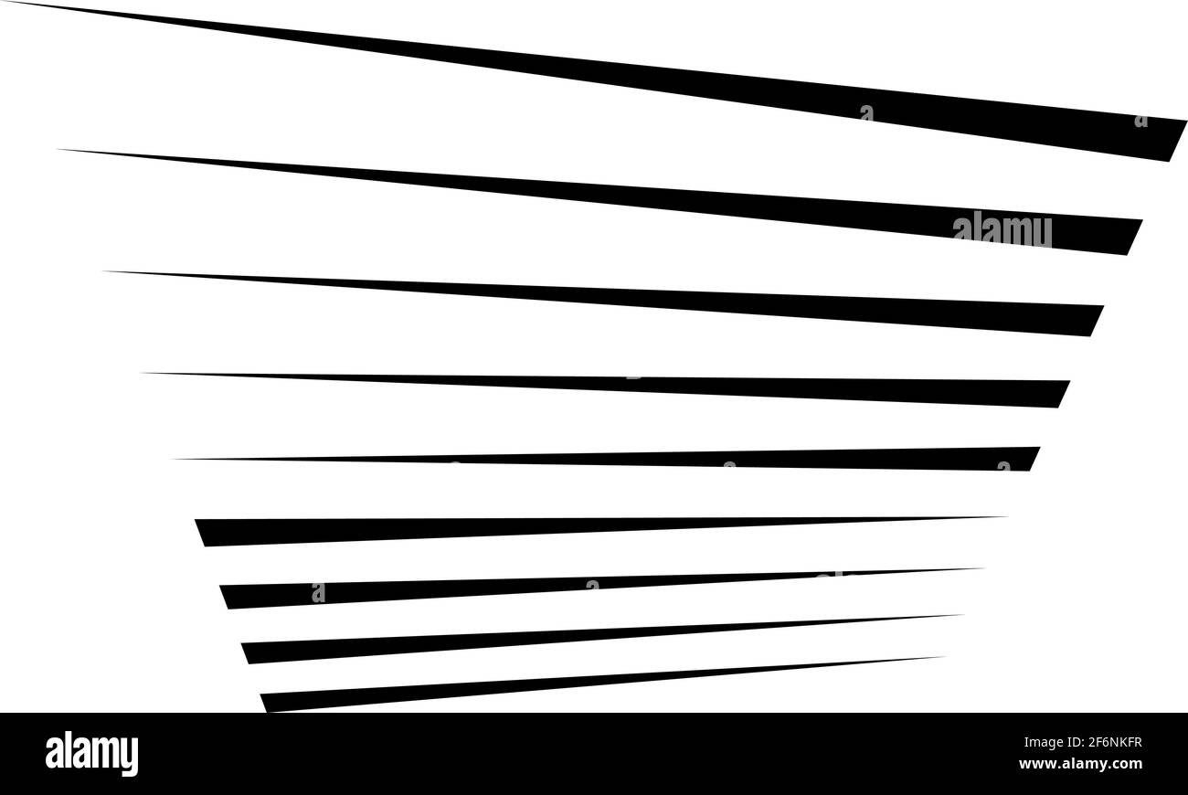 Dynamic 3D lines in perspective. Vanishing, diminishing lines, stripes ...