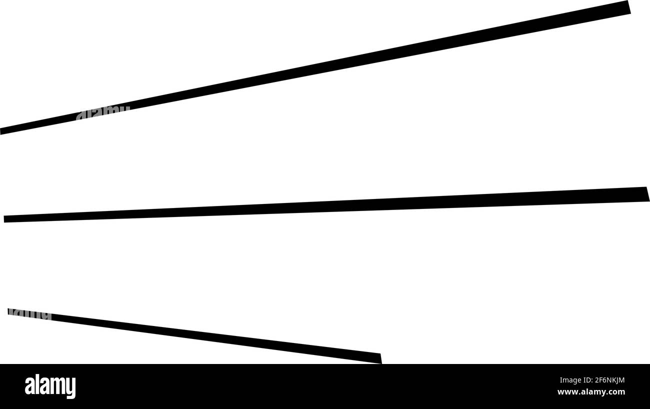 Dynamic 3D lines in perspective. Vanishing, diminishing lines, stripes ...