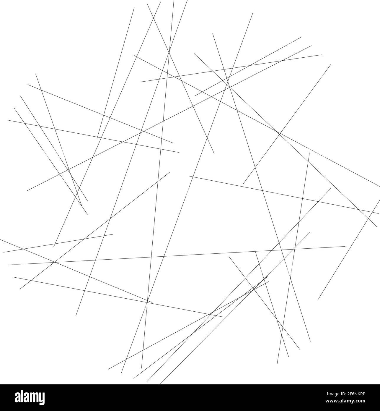 Random intersecting lines, stripes abstract geometric vector ...